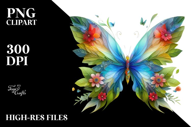 Colorful Butterfly PNG