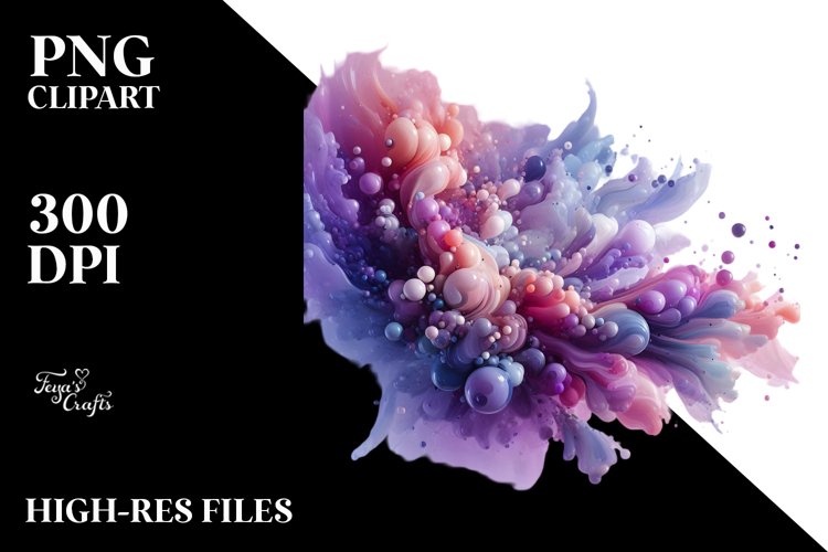 Shiny Lavender Stained PNG