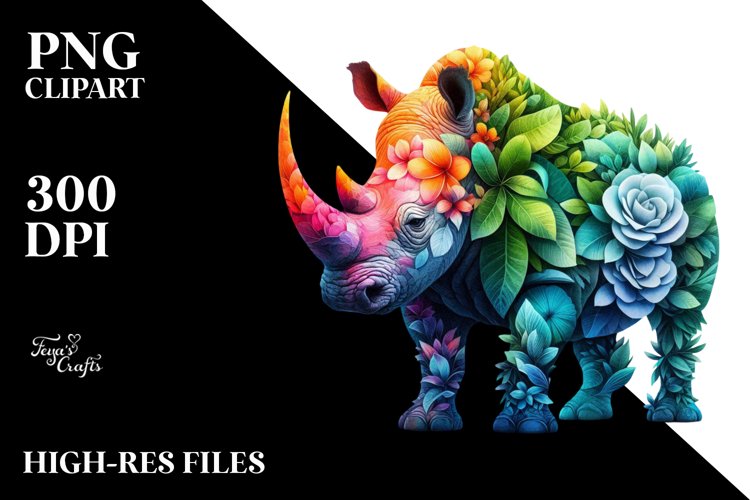 Rhino 3D Flowers PNG