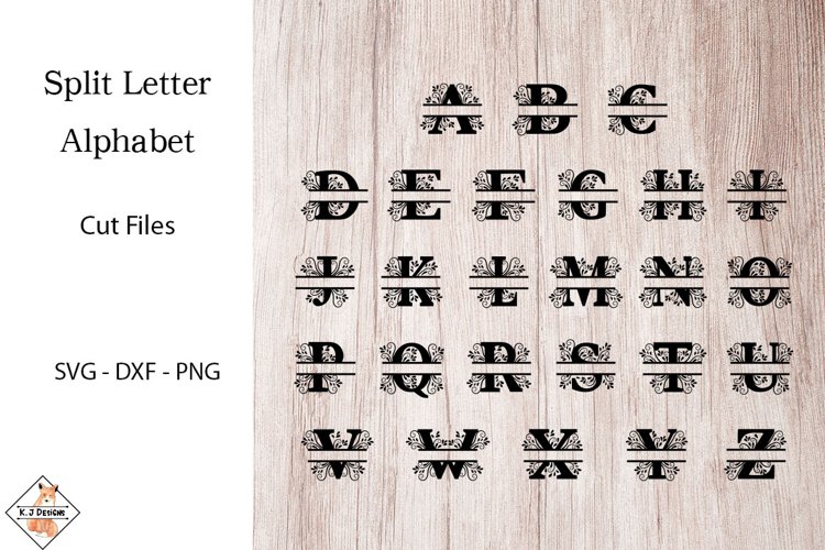 Split Alphabet Monograms