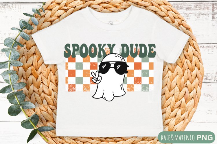 Spooky Dude PNG | Retro Halloween PNG | Kids Ghost PNG