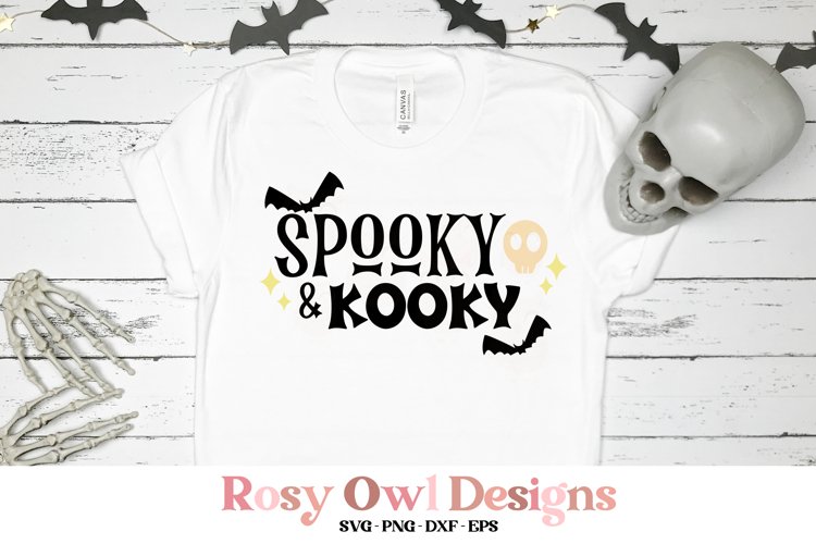 Spooky & Kooky SVG, Halloween, Spooky Season