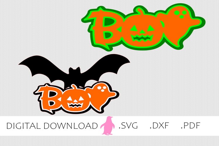 Spooky Halloween SVG - Ghost Boo Design SVG (2219072)
