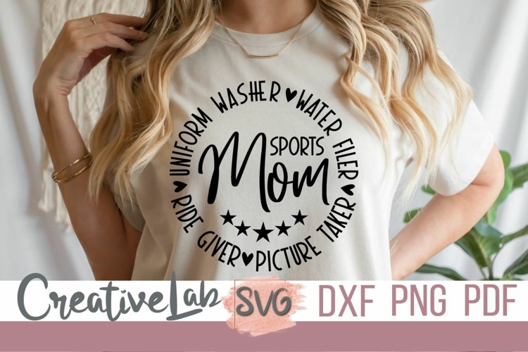 Sports Mom SVG, Cheer Mom Shirt, Mom Of Boys SVG