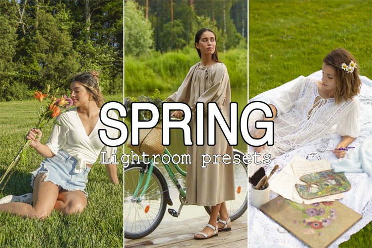6 Spring Lightroom presets, Airy, Wedding, Light, Lifestyle