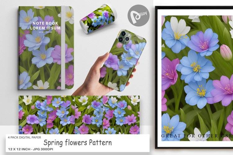 Floral | Digital Paper Seamless Pattern