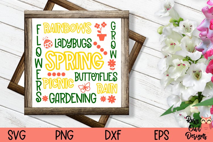 Spring Subway Art SVG | Spring Time SVG | Subway Art SVG