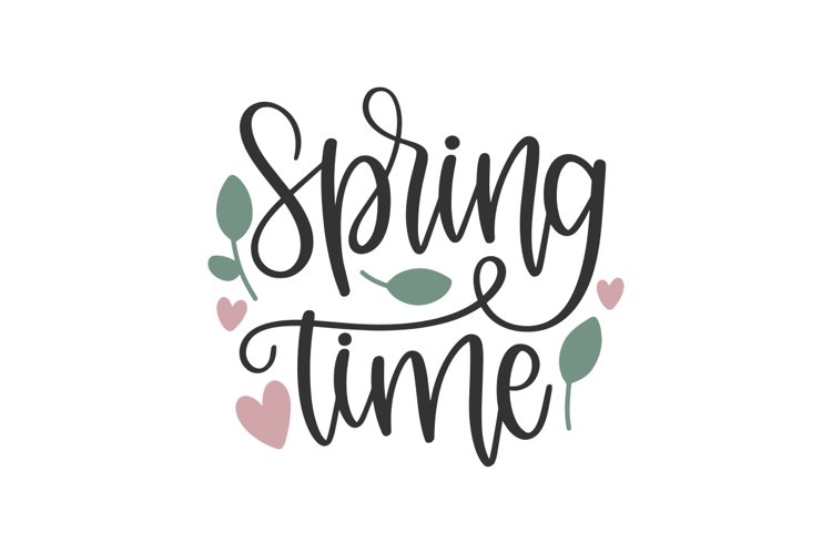 Spring Time SVG Cut File (1524775)