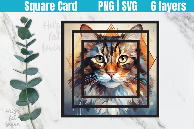 3D Square Card Sublimation (2673296)