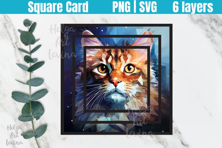 3D Square Card Sublimation (2673301)