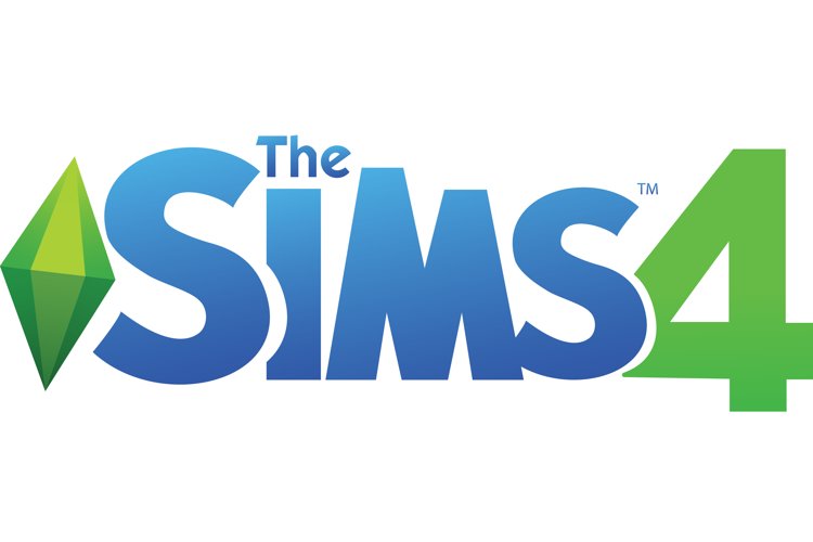 Logo lettering of online game sims 4. The SIMS 4. (2702971)