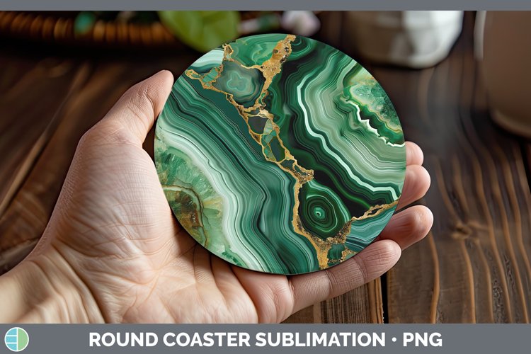 St Patricks Agate Round Coaster Sublimation Coaster Designs