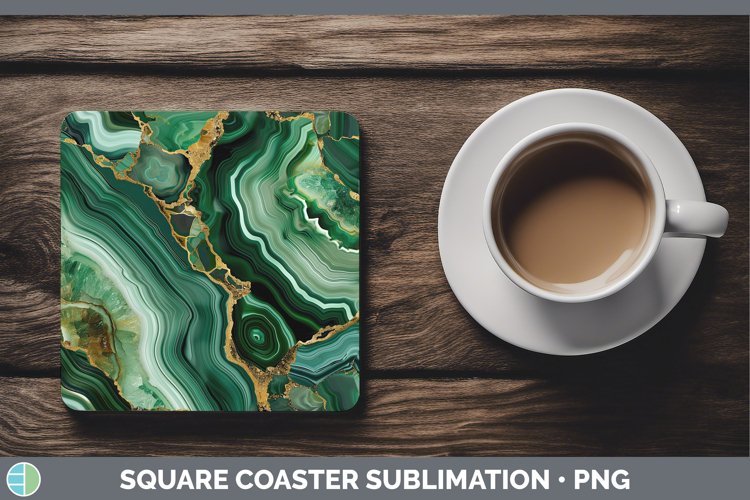 St Patricks Agate Square Coaster Sublimation Coaster Designs