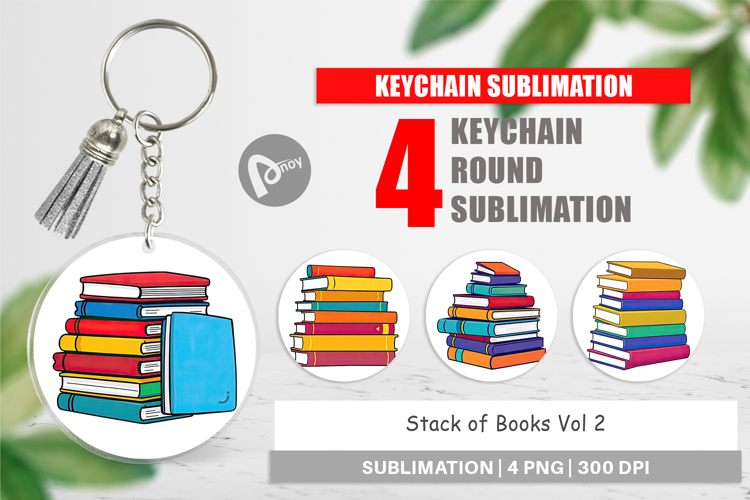12 Bundle Keychain Sublimation Designs