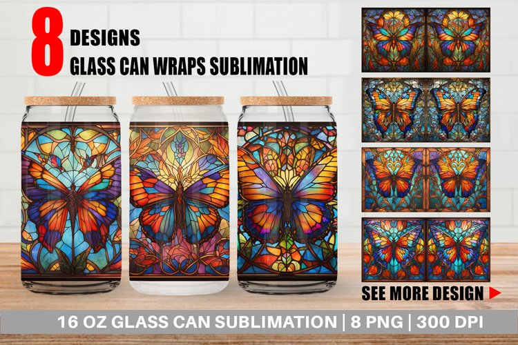 Glass Can Wraps Bundle