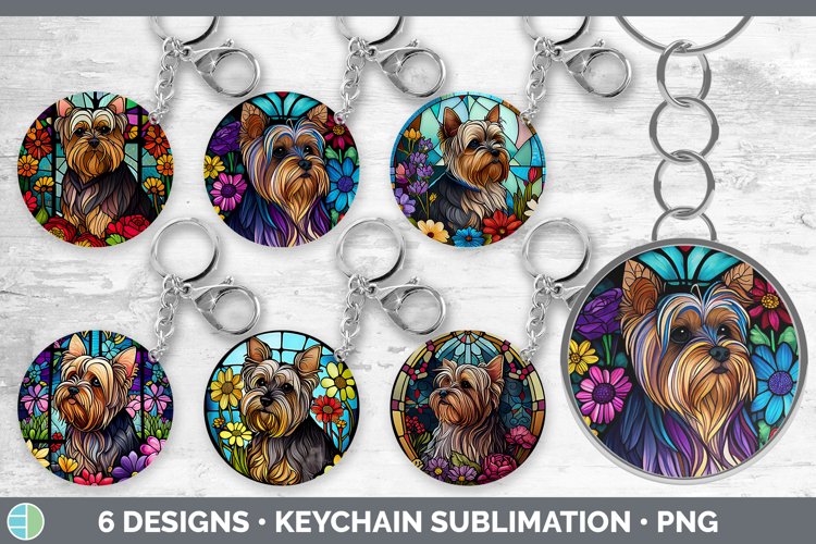 Yorkshire Terrier Stained Glass Pattern