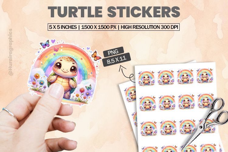 Turtle|Printable Animal Sticker (4954642)