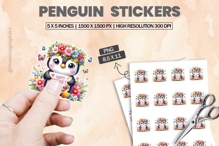 Penguin|Printable Animal Sticker (4945033)
