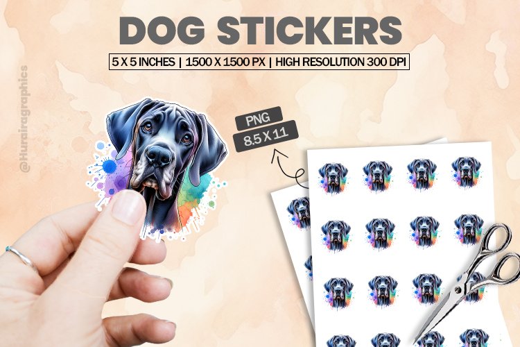 Dog|Printable Animal Sticker (4957597)