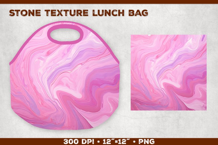 Stone Texture Lunch Bag Sublimation Design. Lunch (2878988)