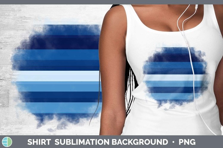 Stripes Indigo Shirt Sublimation Sublimation Background Desi