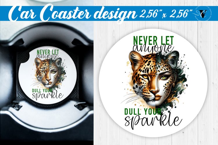 Car Coaster | Strong woman (4143088)