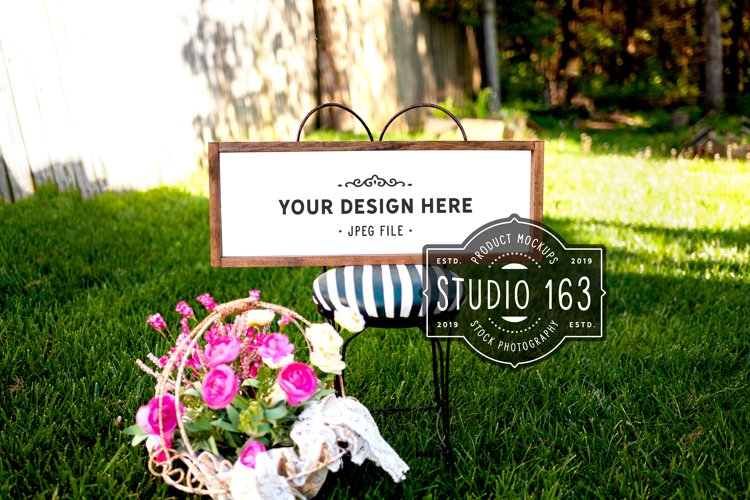 wood farmhouse sign mockup includes a jpeg file