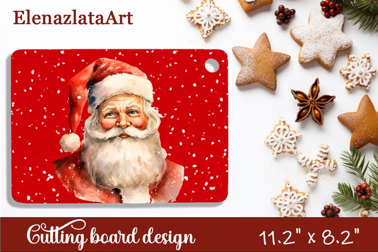Sublimation cutting board Santa Claus, Sublimation (2940659)