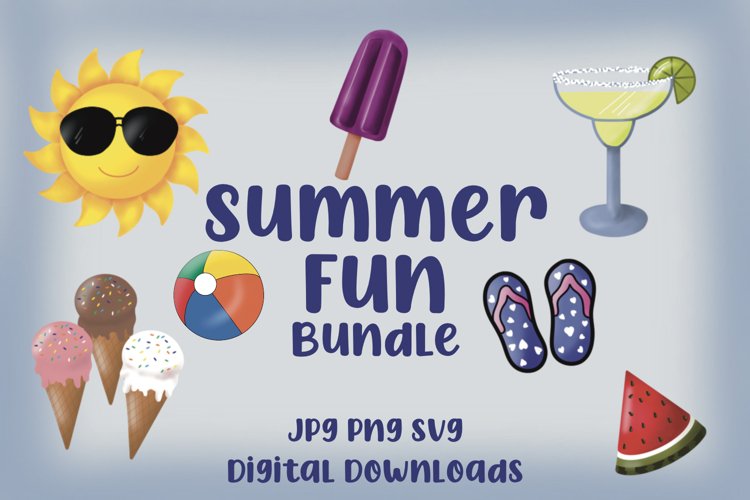 Summer Fun Bundle JPG and PNG