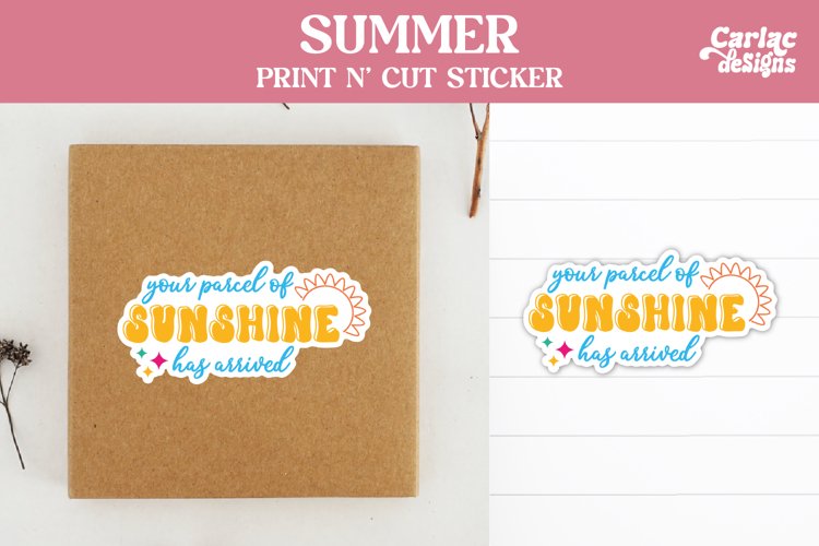 Summer Packaging Stickers, Beach Packaging Stickers
