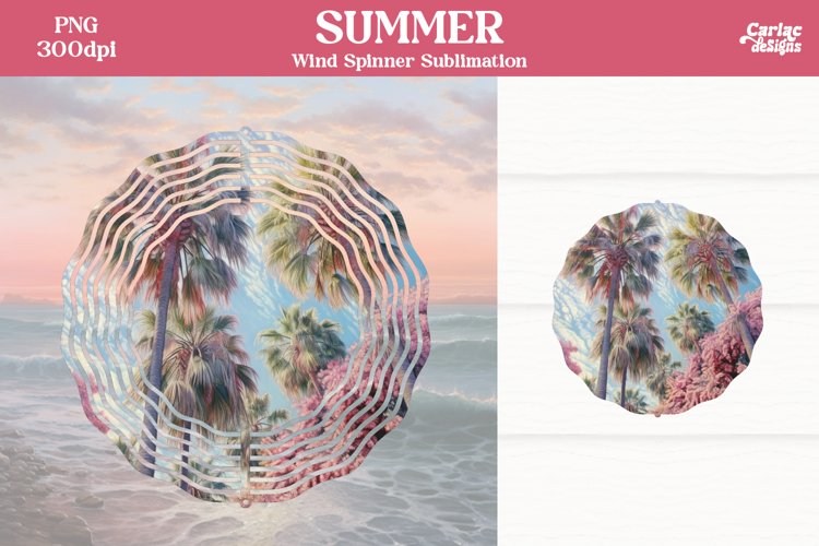 Wind Spinner Sublimation | Summer Wind Spinner