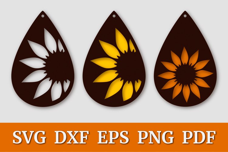 Earring SVG Cut Out Cricut Template Design Bundles
