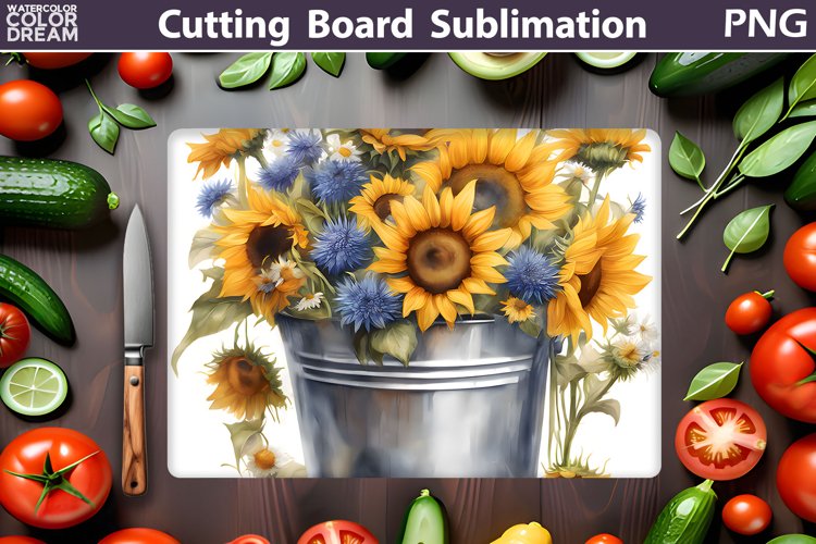 Sunflowers Cutting Board | Kitchen Cutting Board (3413676)