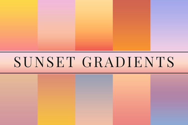 Sunset Gradients