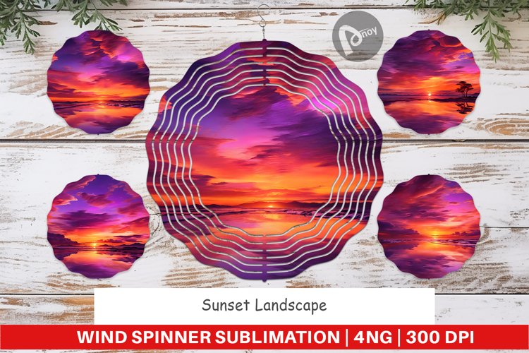 Wind Spinner | Sublimation Spinner Design
