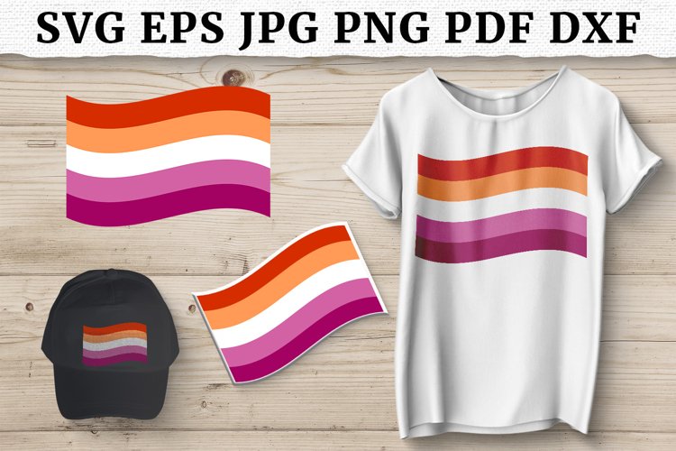 Pride Flag 3x5 Ft Lesbian – Sunset Colors, 100D Polyester, LGBTQIA+ ...