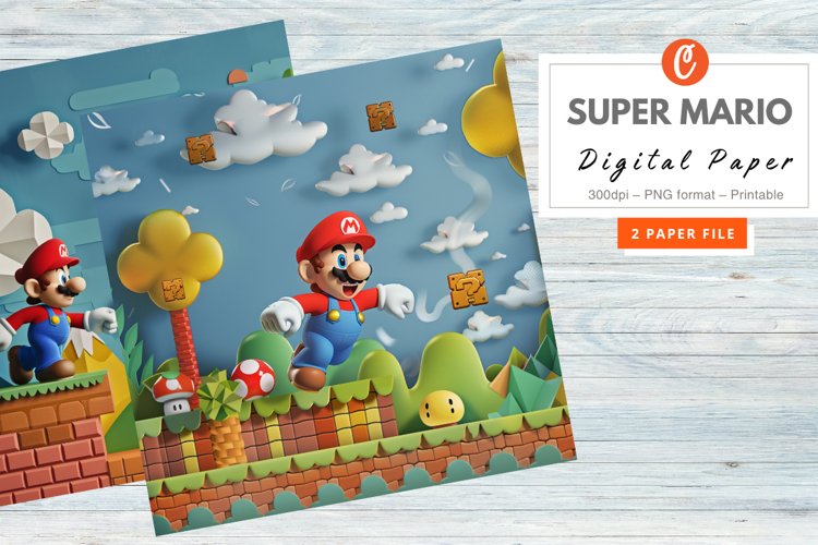 Super Mario Digital Paper