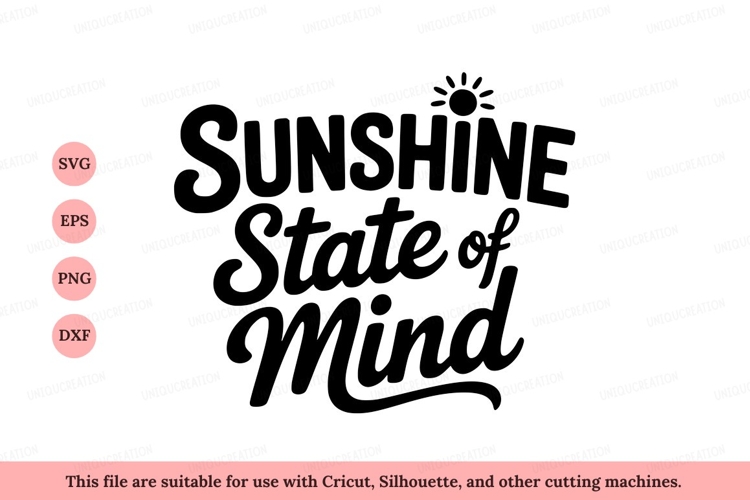 Sunshine State of Mind text quote