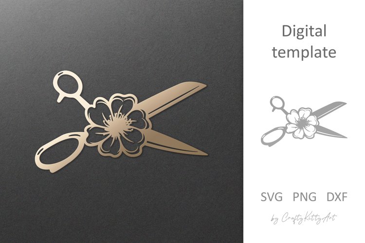 Floral Scissors SVG, Scissors SVG, Crafter, Craft Room Sign