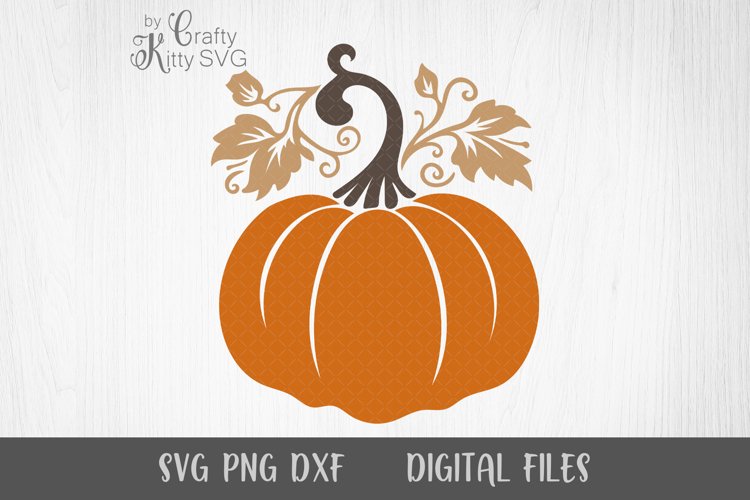 Fall Pumpkin SVG cut file, Pumpkin SVG for Cricut (2839444)