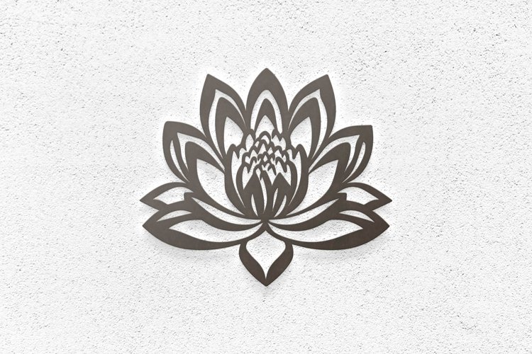 Lotus SVG. Lotus flower SVG for laser cut, Cricut (3688415)