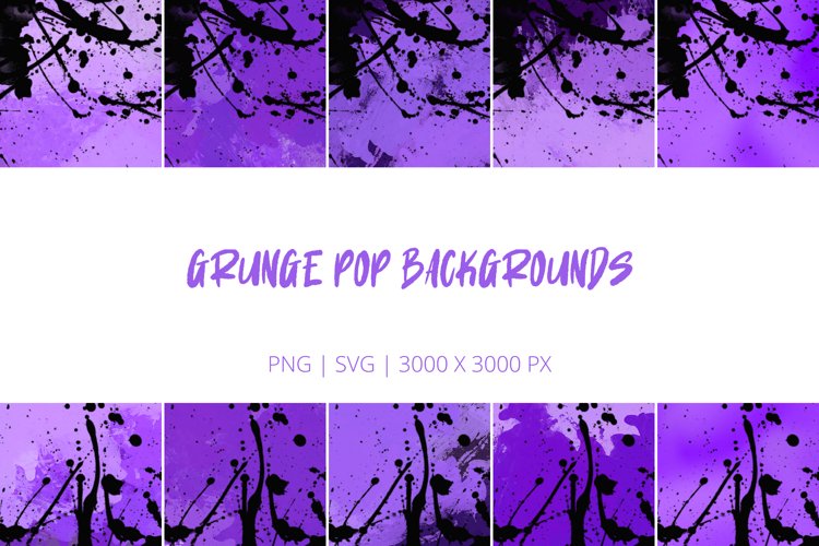 Grunge Pop Backgrounds (1438389) | Backgrounds | Design Bundles