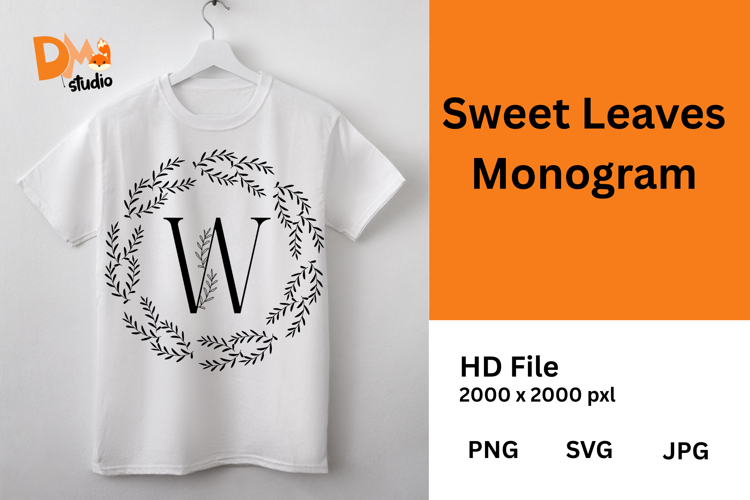 Sweet Leaves Monogram (5884219)