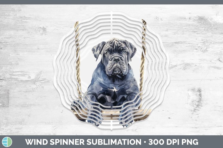 Swinging Dogs Cane Corso Wind Spinner Sublimation Spinner De
