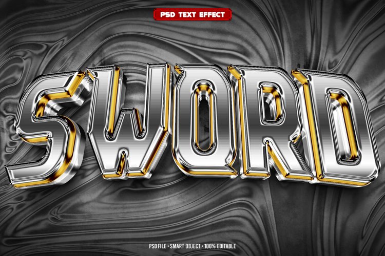 Sword 3D editable text effect (5186202)