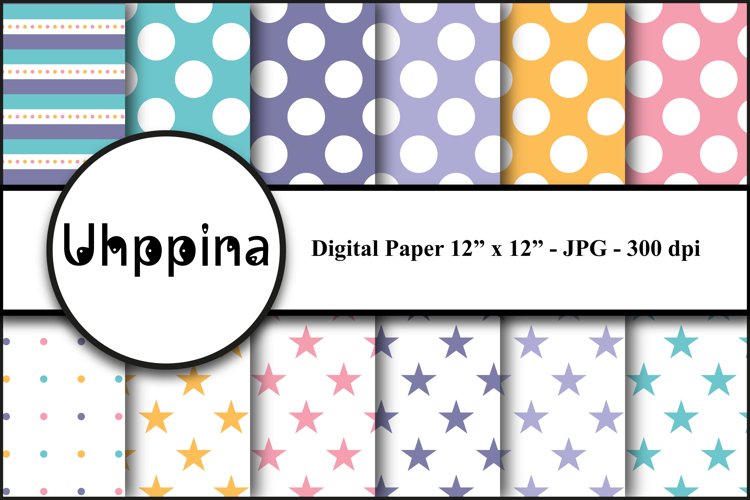 Kit "Magic 19B" Digital Paper