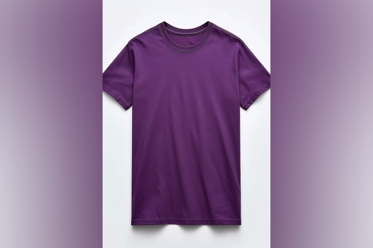 Purple T Shirt Logo Branding Mockup (3957614)