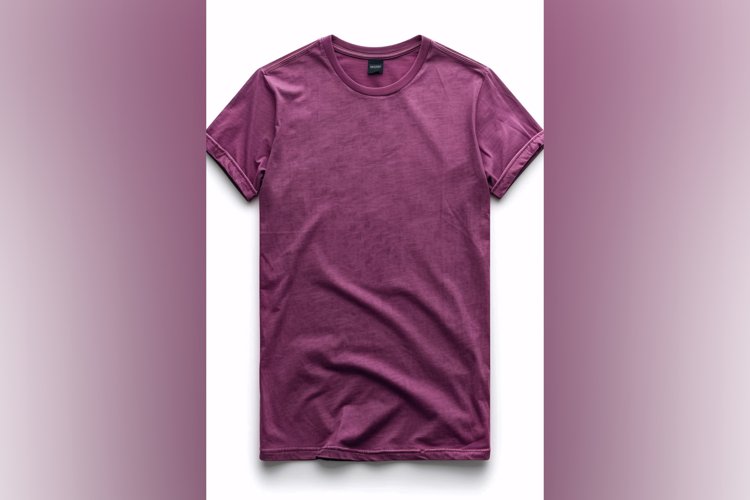 Purple T Shirt Logo Branding Mockup (3957615)