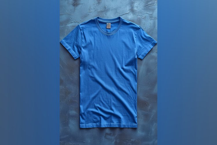 Dark blue T Shirt Logo Branding Mockup (3958650)