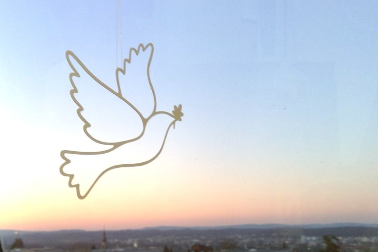 Dove contour SVG DXF Cutting File